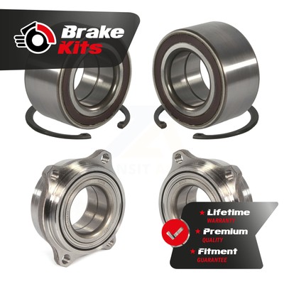 Front Rear Wheel Bearing Hub Assembly Kit For 2010-2014 Mercedes-Benz ...