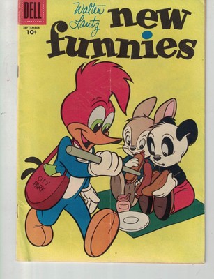 1956 New Funnies - #235 Woody Woodpecker; Andy Panda; Chilly Willy ...
