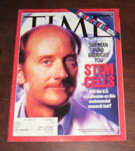TIME magazine August 20 2001 James Thomson PATRICK BROWN Paul Ridker | eBay