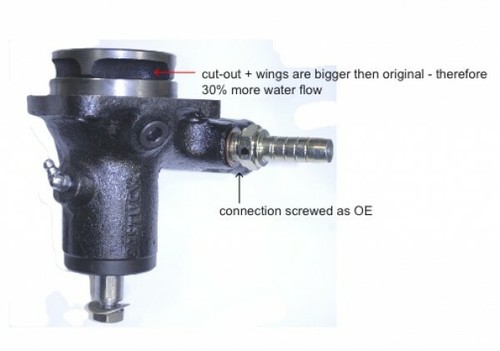 100% New Water Pump for Austin Healey 100 100-4 BN1 BN2 Improved ...