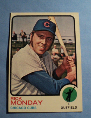 1973 Topps Rick Monday #44 Chicago Cubs VG AUCT#11024 | eBay