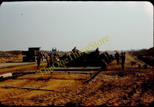 Molesworth Air Force Base Runway Machinery 1950s 35mm Slide Vtg Red ...
