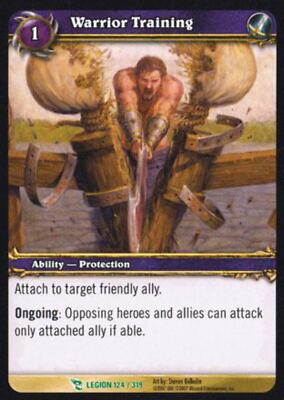 World of Warcraft TCG Warrior Training - March of the Legion 124/319 | eBay