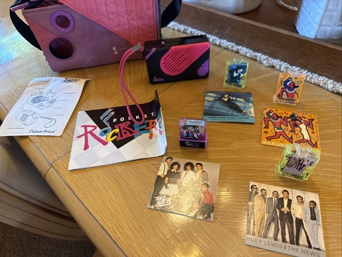 Pocket Rockers Fisher-Price music player 4 Cassette tapes Lot Vintage ...