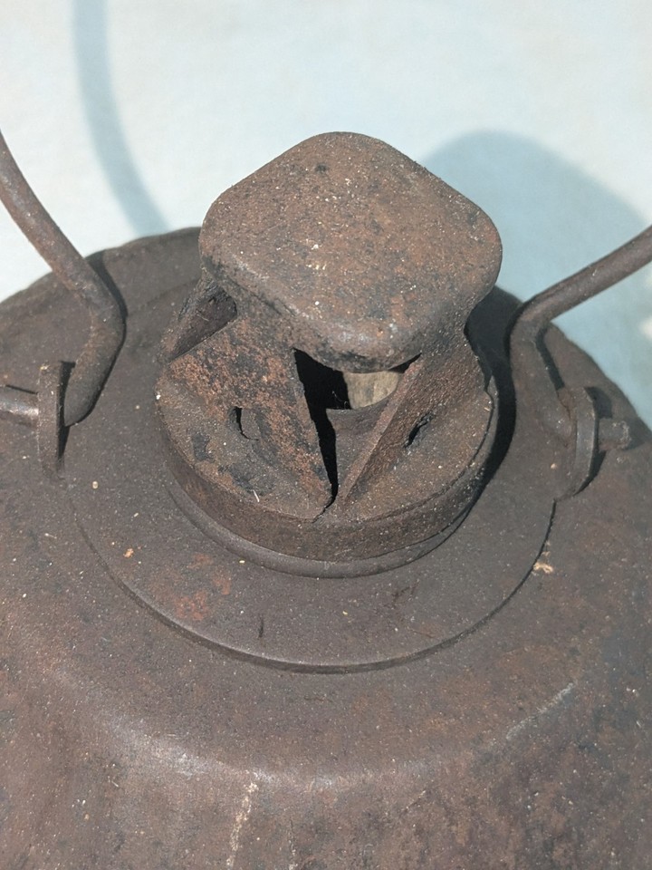 Old ANTIQUE Vintage STORM KING (?) Smudge Pot / Railroad or Road Flare (????) | eBay