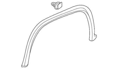 Genuine GM Rear Driver Side Wheel Opening Molding 84660041 | eBay