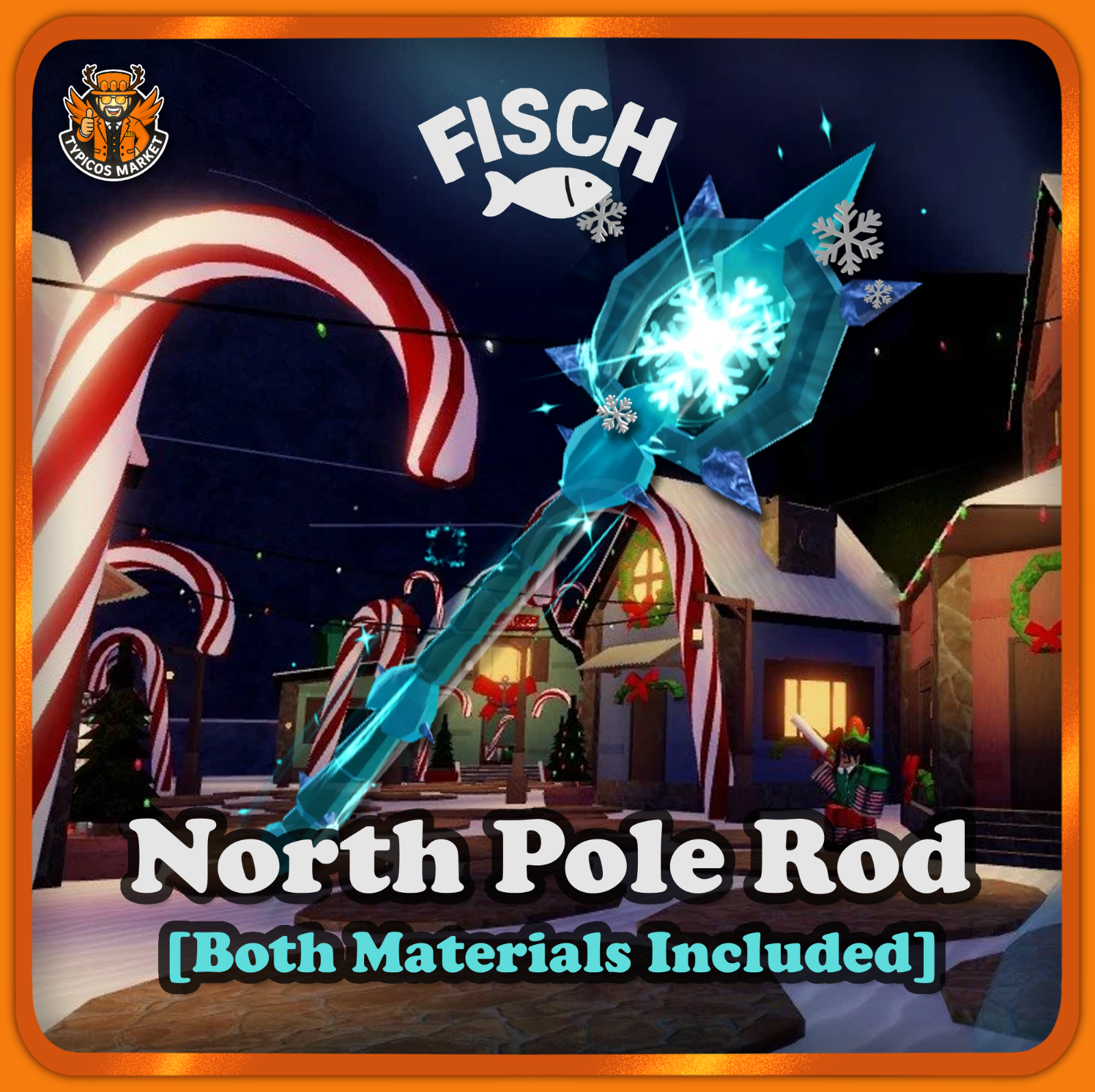 [FISCH] - North Pole Rod - [ Frostbitten NorthStar Whale & frozen ...