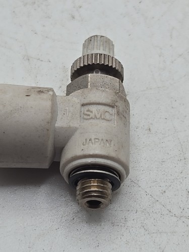 2pc SMC AS1201F-M5-06A Push To Connect Flow Control Valve Fitting 6mm x ...