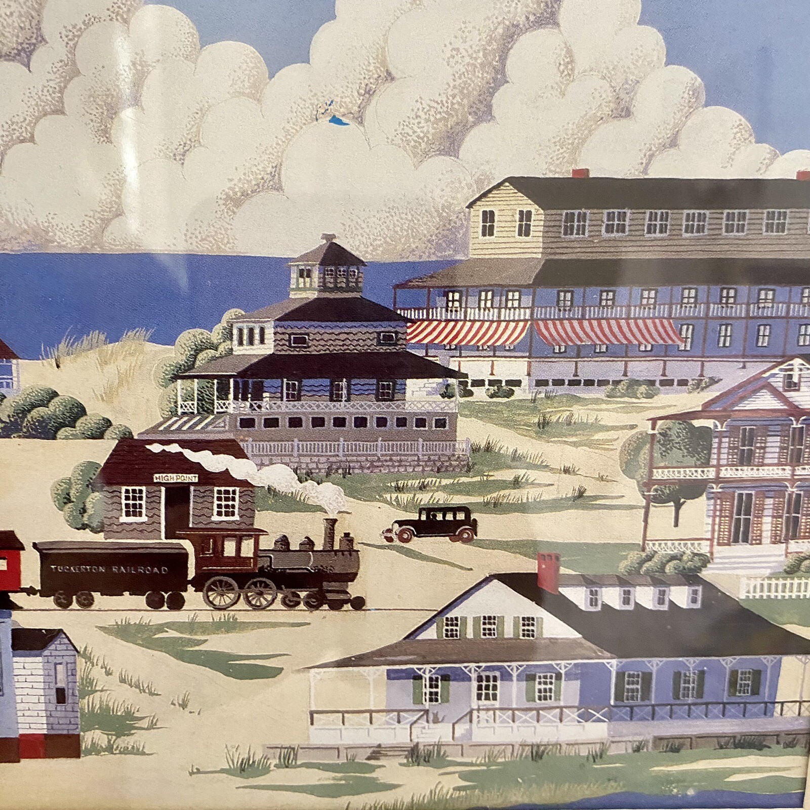 Jean L. Barton Framed Print Lithograph Cape Cod Seashore Ocean ...