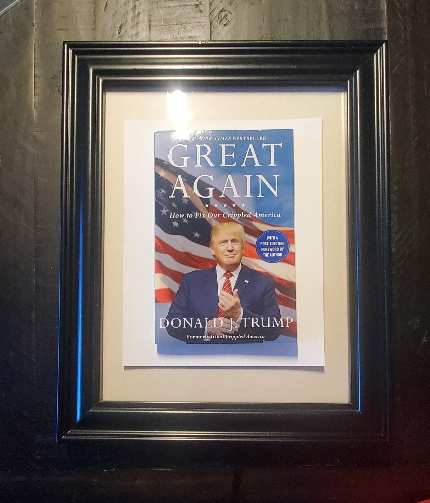 President Donald Trump Hand Signed Autographed GREAT AGAIN BOOK ...