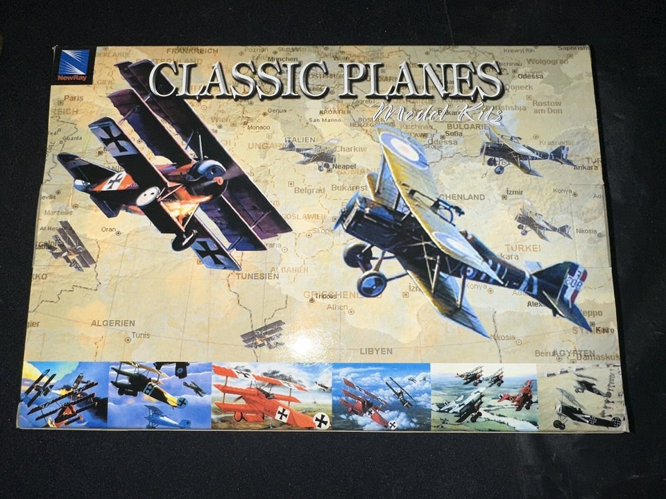 New Ray - Classic Planes Model Kit. WWI Fokker D VII Bi-plane. (20227 ...