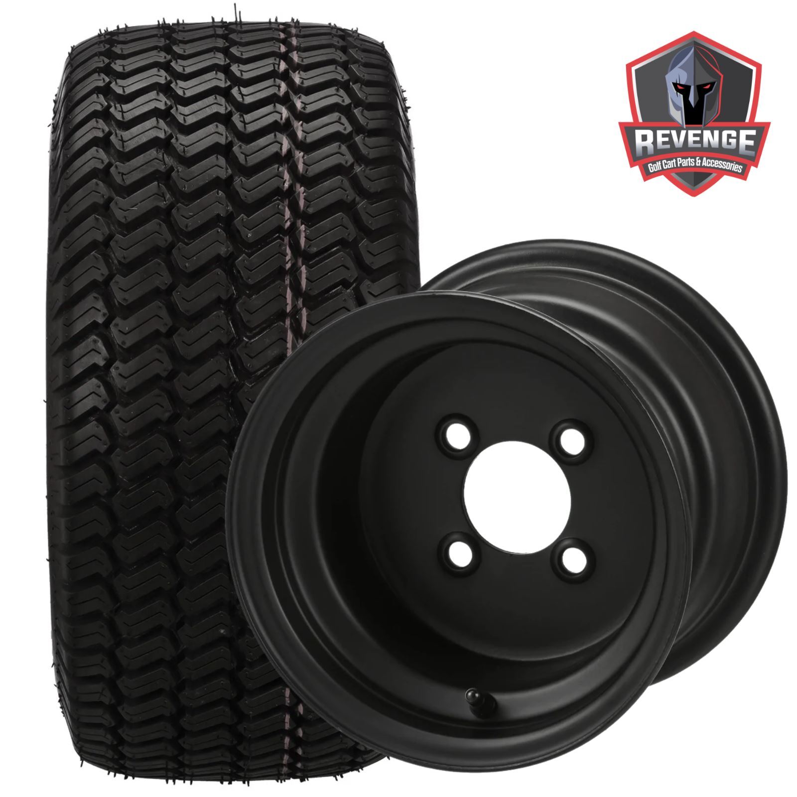 10" Black Steel Golf Cart Wheels and Tires Combo (20x10-10) Set of 4 | eBay