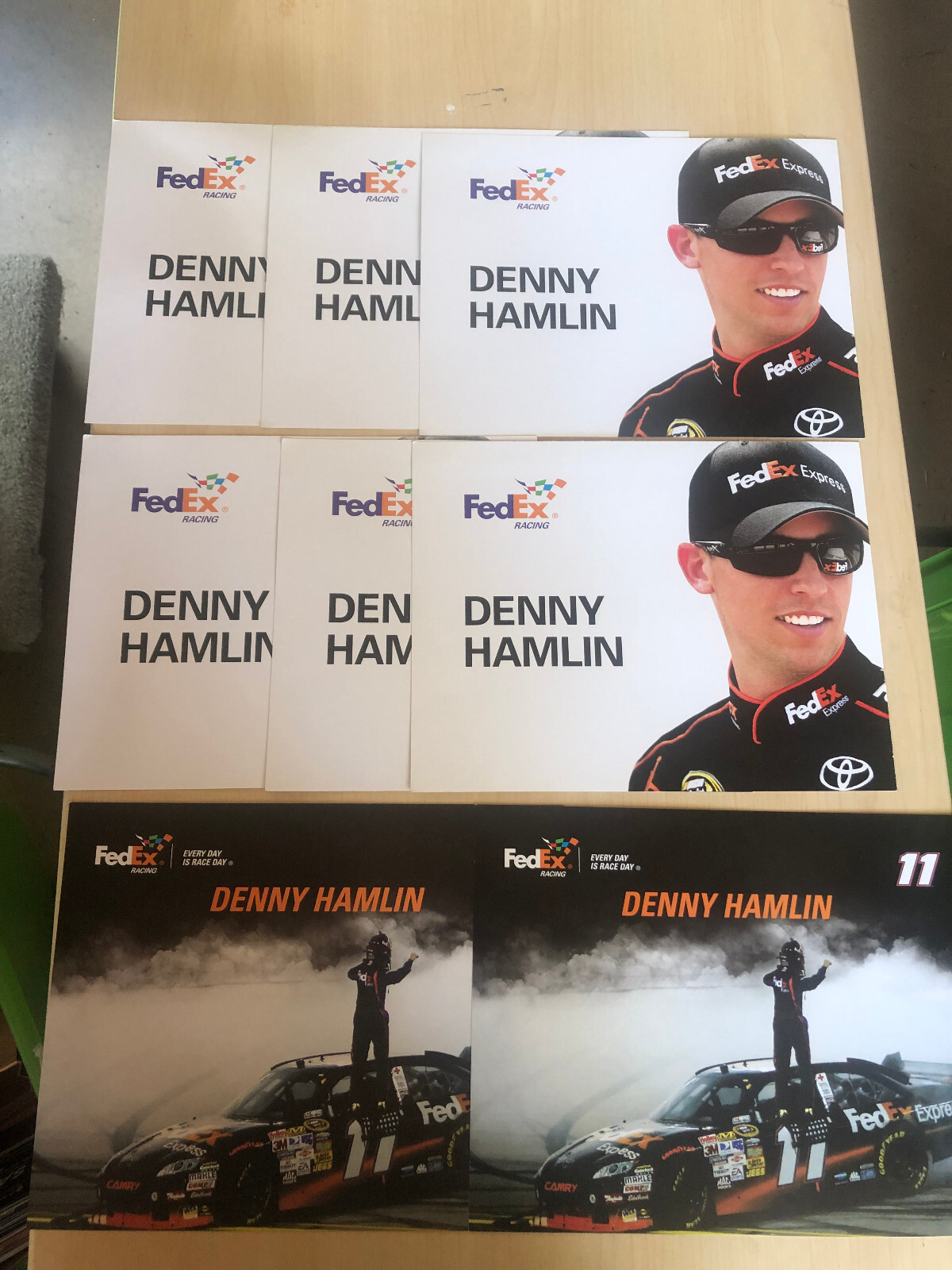 LOT of 8 Denny Hamlin #11 FedEx Hero Cards #N10 | eBay