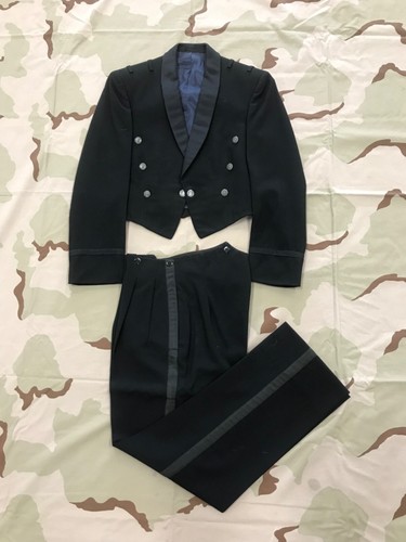 VINTAGE US Air Force OFFICER MESS Dress Blue Uniform Jacket Trousers sz ...