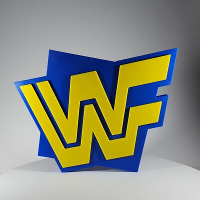 WWF World Wrestling 3D printed stand | Wrestling display plaque | eBay