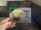 Chick It Out Happy Easter Handmade Greeting Card | eBay
