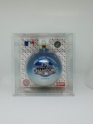 2009 New York Yankees World Series Champions Christmas Tree Ornament ...