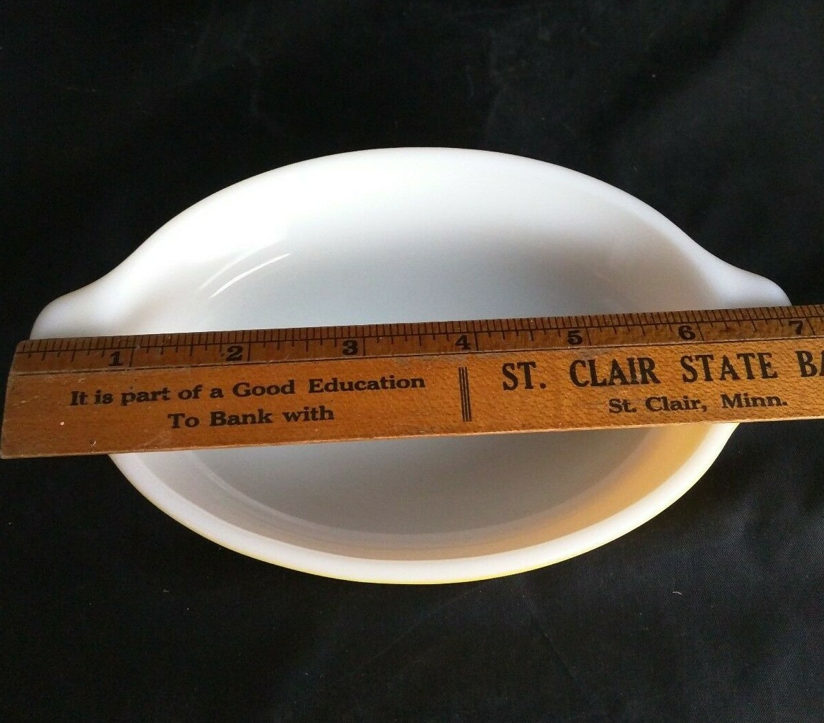 Pyrex Tableware Corning Au Gratin Pixie Dish Yellow Casserole Vtg USA ...