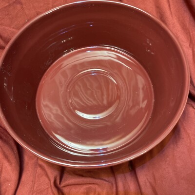 Food Network RED CURRANT Large Salad Serving Bowl 11-1/4” Diameter X 4 ...