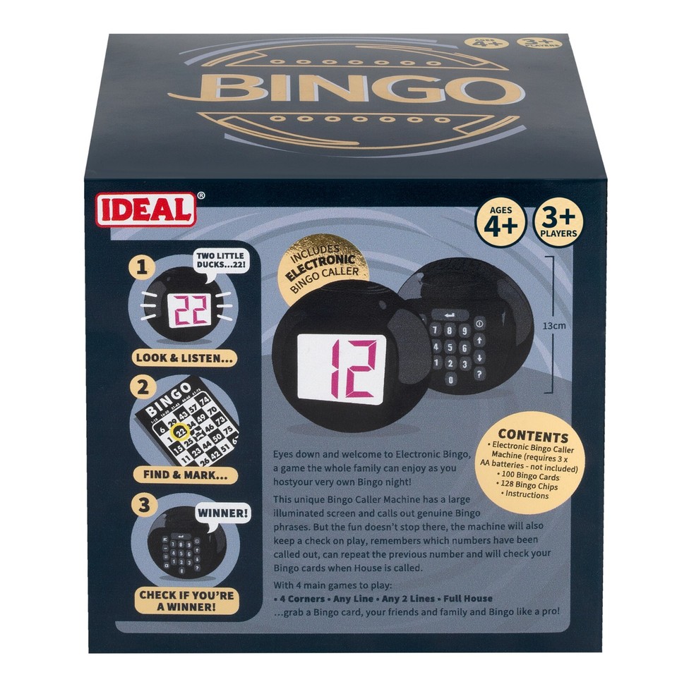 DELUXE ELECTRONIC BINGO MACHINE - Host your own Bingo Night at home ...