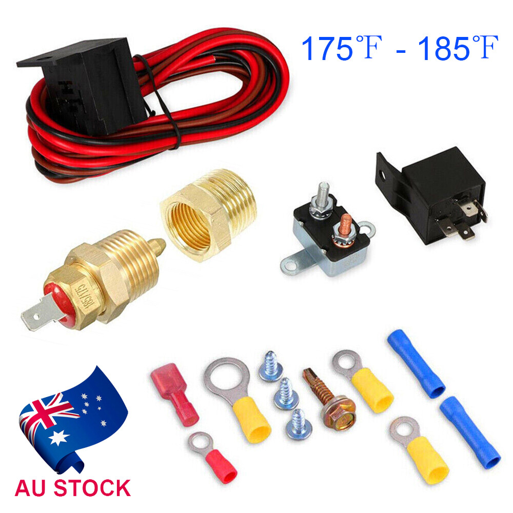 Radiator 12V Thermo Fan Fuse Temp Switch Sensor Control Changeover ...