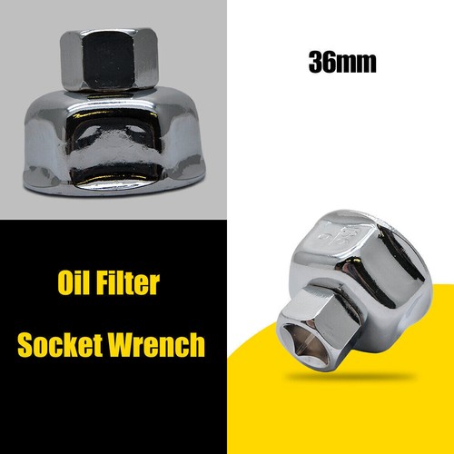 Cap Oil Socket Filter Removal Spanner Wrench 36mm Silver Stainless ...