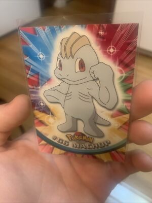 Machop #66 Topps Series 1 Pokemon Card Red Logo Non Foil B18 | eBay