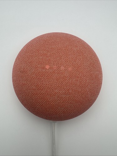 Google Nest Mini (2nd Generation) Smart Speaker - Coral -Device + Power ...