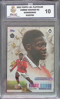 Kobbie Minoo RC Manchester Utd Wonderkid Topps Musiala Curate 2023 MGC ...