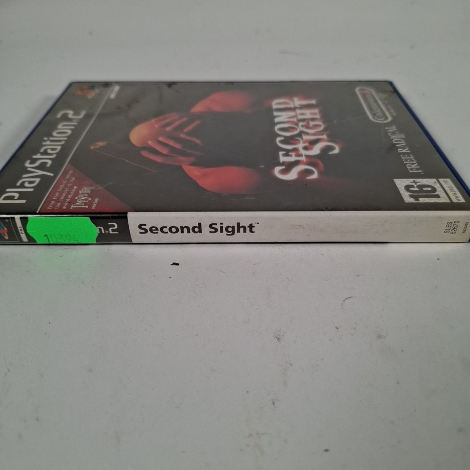 Second Sight Playstation PS2 Video Game Manual PAL | eBay UK