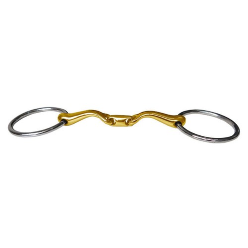 Horse Bit Double Broken Jointed Mouth With Elliptical Link About 235g ...