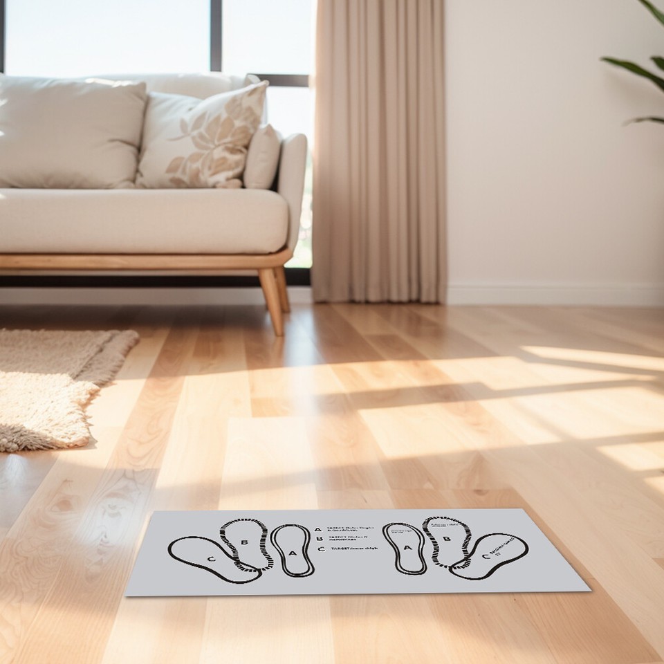 Squat Stance Guide Mat Non-Slip Multipurpose Work Out Mat Squat ...