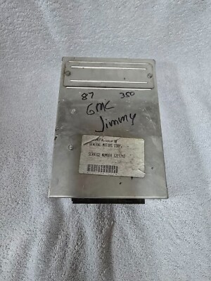 1987-1991 CHEVY GMC Truck Engine Delco Computer ECM PCM ECU 1227747 5.0 ...