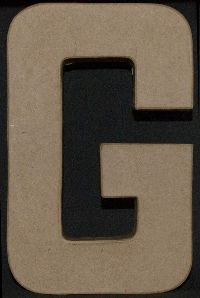 LARGE CARDBOARD PAPIER MACHE LETTERS 20.5CM 8 INCH Paper Craft Wedding ...