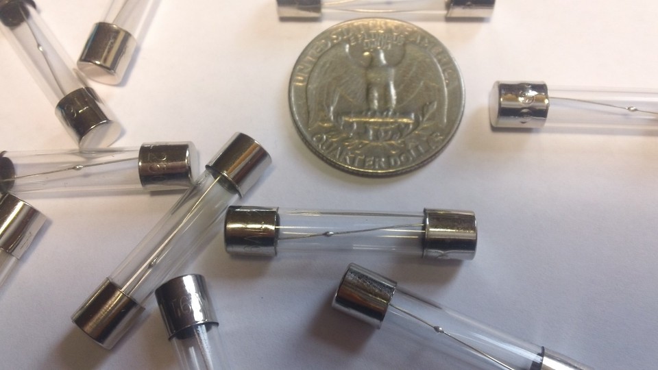 10 pack - FUSE 6A slow blow 6 amp - glass fuse 6x30mm - 250v Universal ...