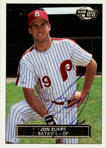 1993 Batavia Clippers JON ZUBER Signed Card autograph RC PHILLIES | eBay