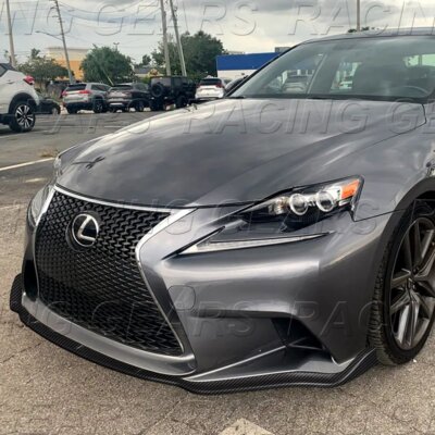 FIT 2014-2016 LEXUS IS250 IS350 F-SPORT CARBON STYLE FRONT BUMPER BODY ...