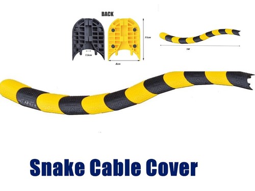 1 Channel Snake Cable Cover Ramp Protector Guard Electrical Wire 2 ...