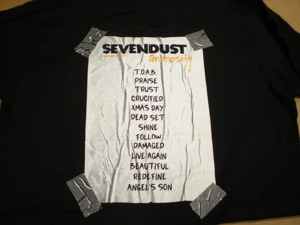 SEVENDUST ANIMOSITY TOUR T-SHIRT | eBay