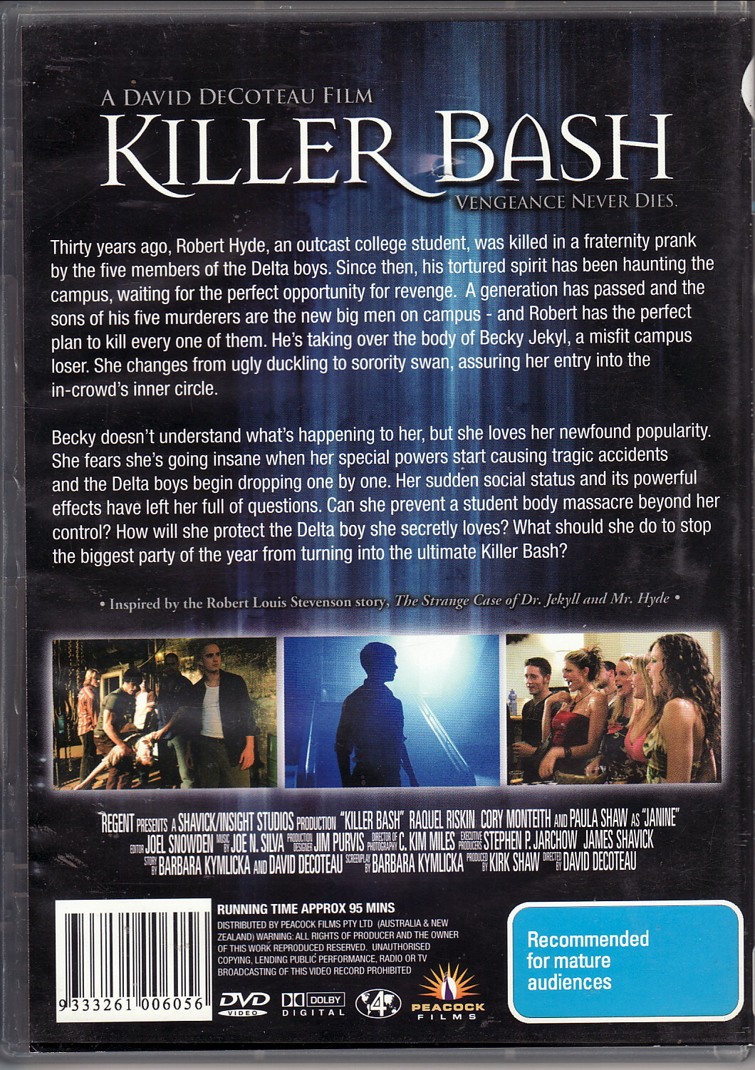 Killer Bash - DVD | eBay Australia