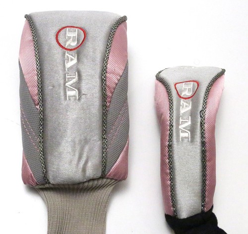 Ram Golf Ladies Driver and Hybrid Golf Club Head Cover Set of 2 Grey ...