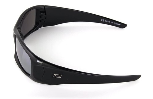 Serfas Mash Sunglasses Gloss Black With Silver Lenses #5011 Retail $50 ...