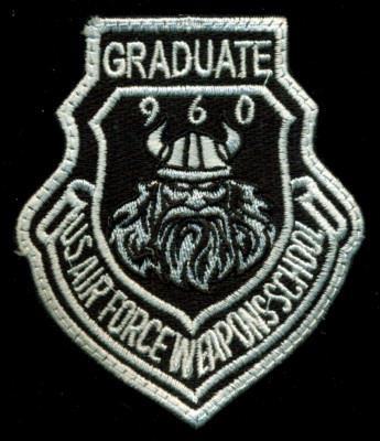 USAF Weapon School GRADUATE 960 Patch KP-11 | eBay