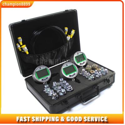 Digital Pressure Gauge Kit with 70MPA/16MPA Pressure Gauges 3 Test ...