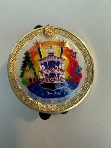 Disney Club 33 Pin 65th Anniversary Charger Plate Mark Twain Riverboat ...