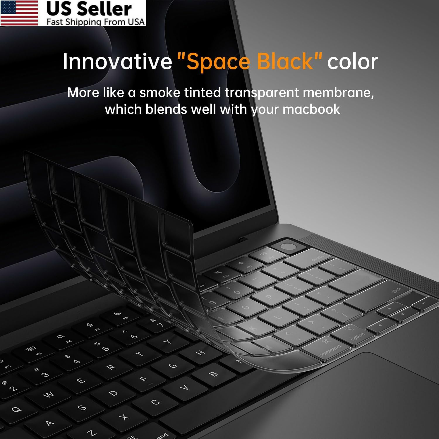 Keyboard Cover for MacBook Pro 14 16 Air 13 15 Silicone Skin Protector ...