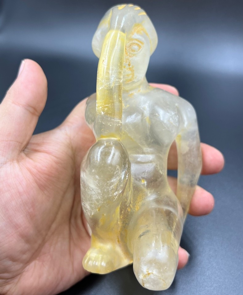 Wonderful Ancient Roman Crystal Kneeling Figure - Circa 300 AD | eBay UK