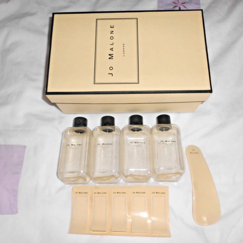 Retro Jo Malone Refillable Travel Bottles + Shoe Horn + Labels + Box ...