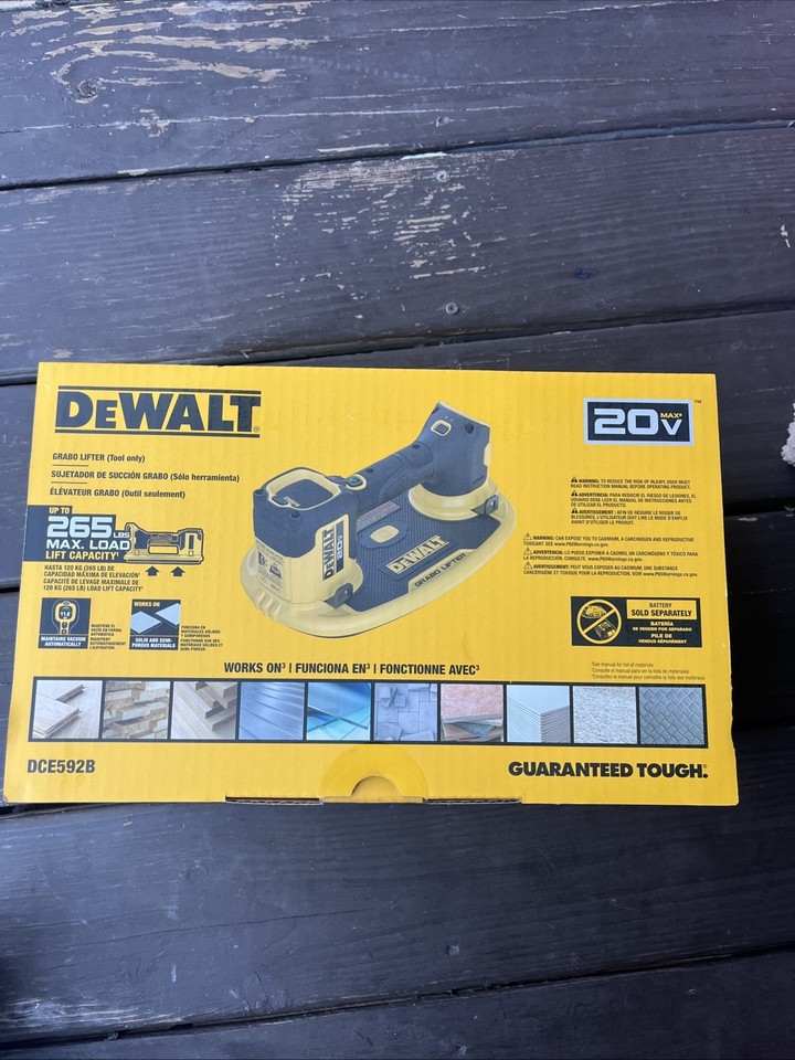 NEW DeWalt 20v Max Grabo Lifter - DCE592B | eBay
