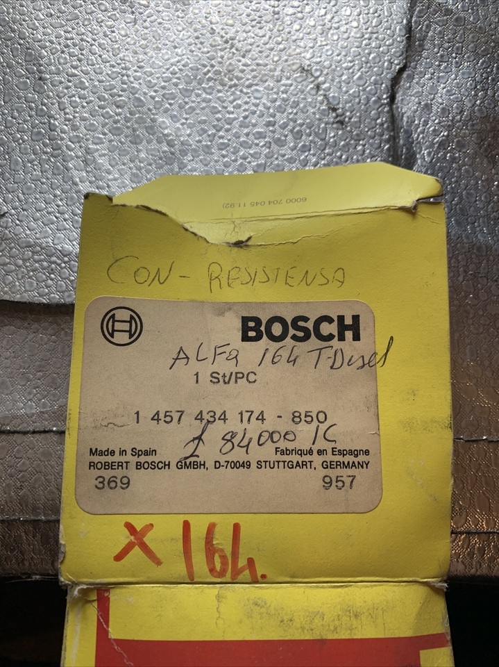 1457434174 Bosch Fuel Filter Original Bosch Alpha Romeo 155-164 2.5 Td ...